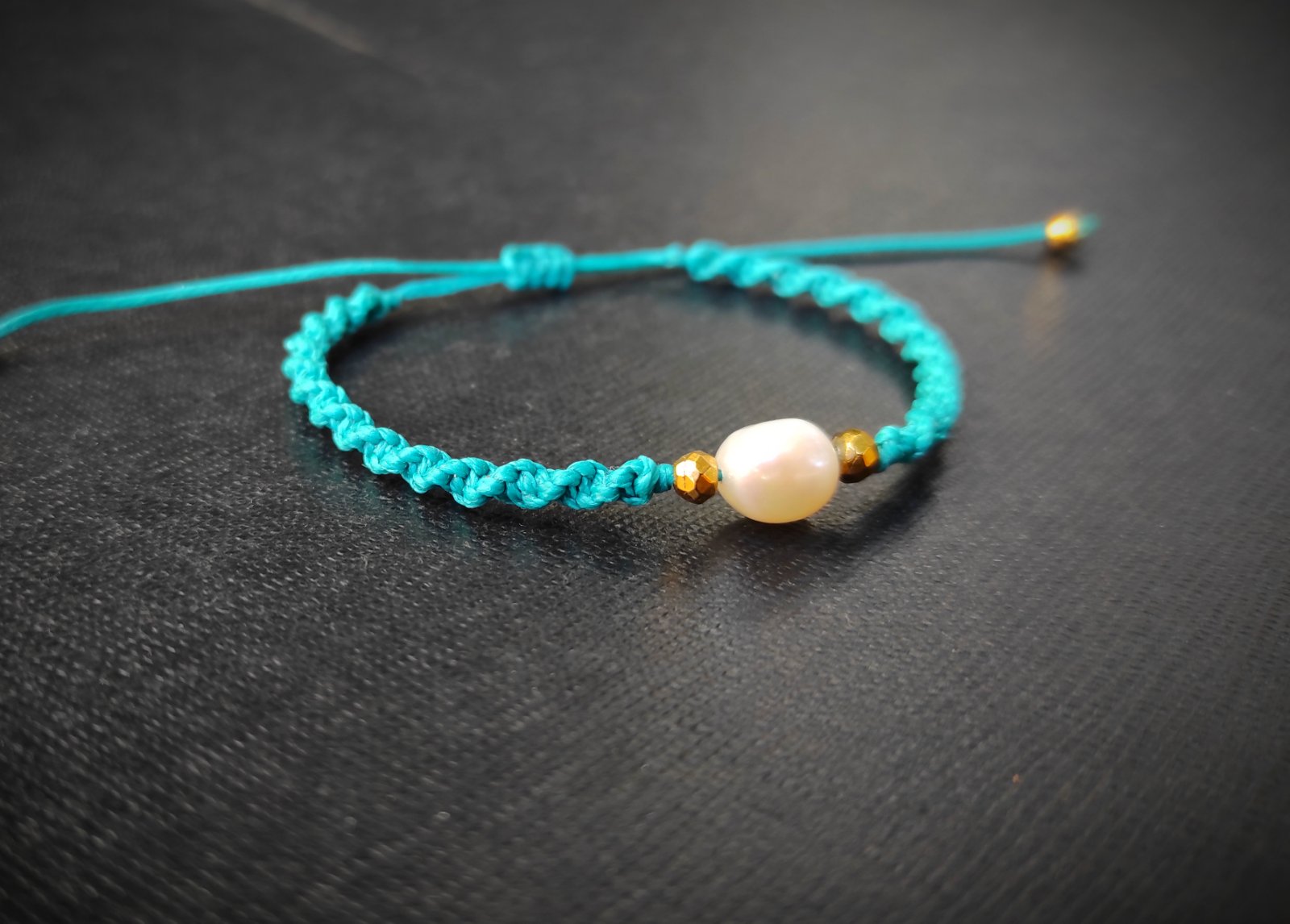 ΒΡΑΧΙΟΛΙ ΣΕ ΠΕΤΡΟΛ ΧΡΩΜΑ ΜΕ ΜΑΡΓΑΡΙΤΑΡΑΚΙ - Julias Collection